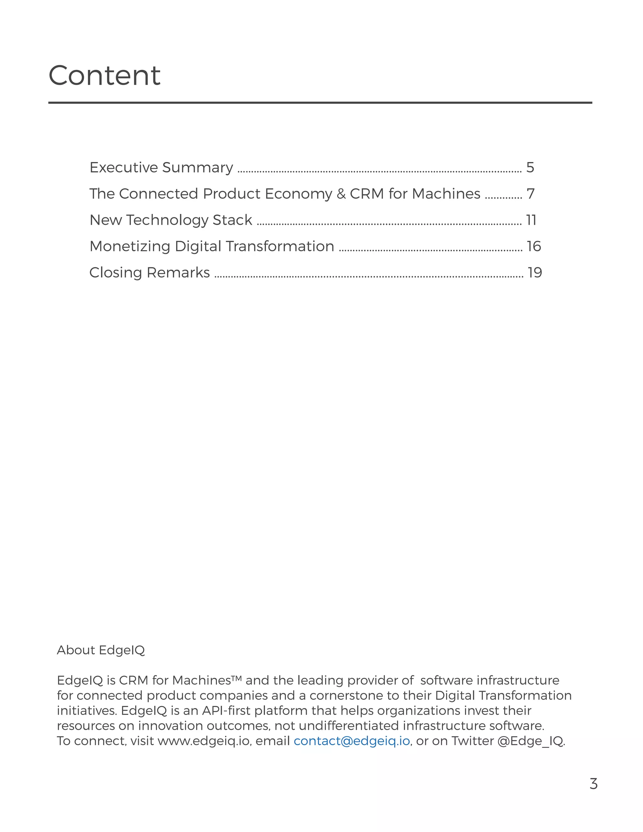 Digital Transformation of the Connected Product Economy | PDF ...