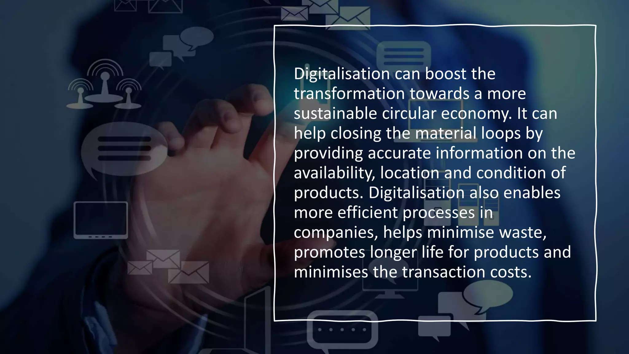 The transition to a circular economy through digitalisation | PPT