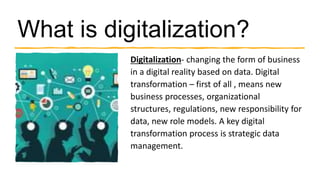 The transition to a circular economy through digitalisation | PPTX