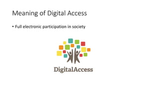 Digital Access | PPTX