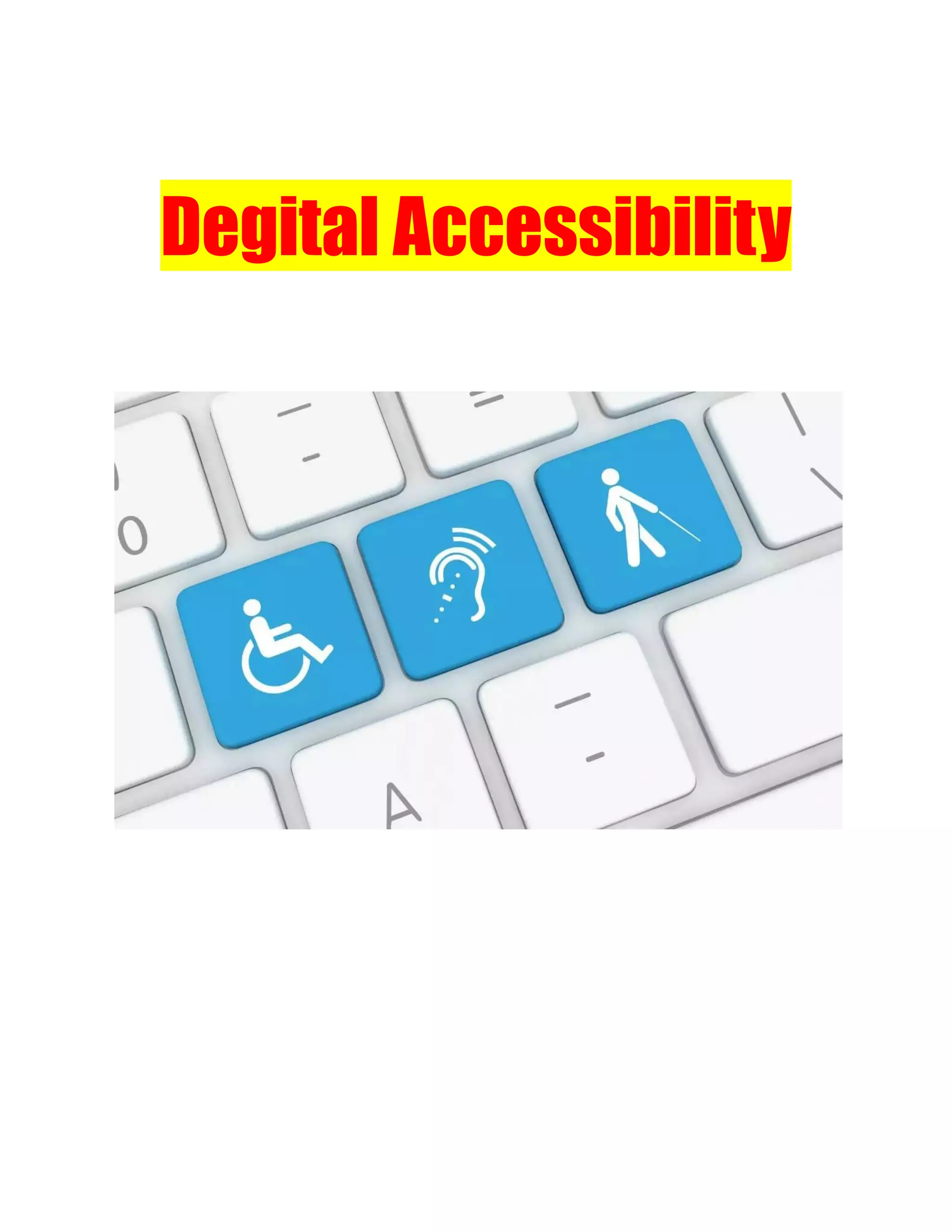 Digital Accessibility | PDF