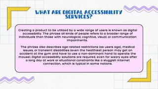 What Are Digital Accessibility Services? | PPT