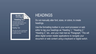Digital Accessible Essentials for Educators | PPT