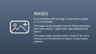 Digital Accessible Essentials for Educators | PPT