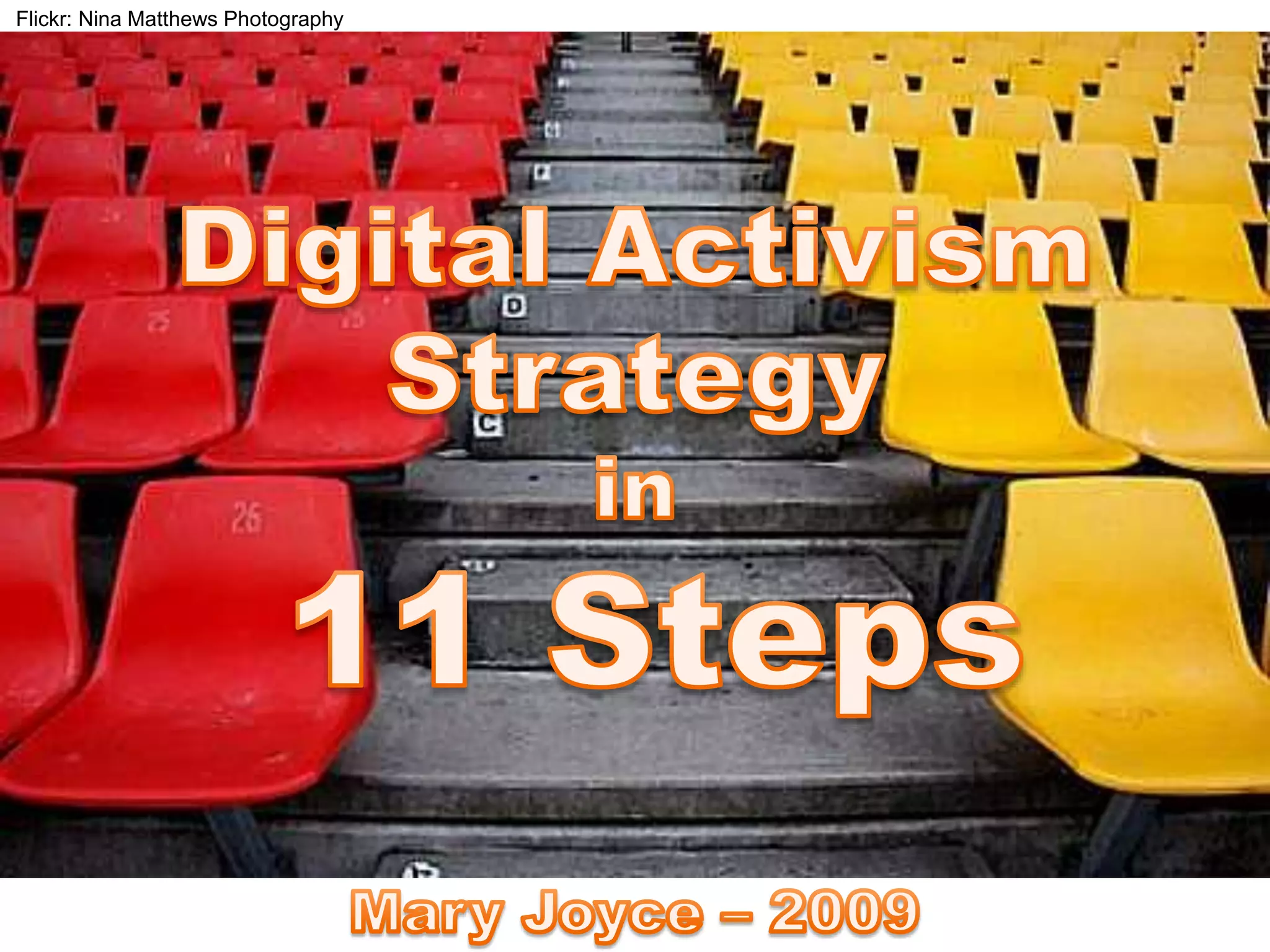 Digital Activism Strategy in 11 Steps | PPT