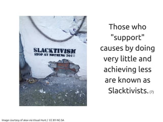Digital activism vs. #slacktivism | PDF