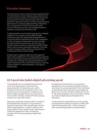 Digital Advertising in India and disruptive trends | PDF