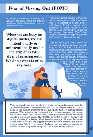 Digital addiction & boredom | PDF