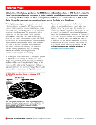 Digital ad spending benchmarks by industry the complete e-marketer ...
