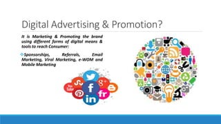 Digital advertising & promotion | PPT