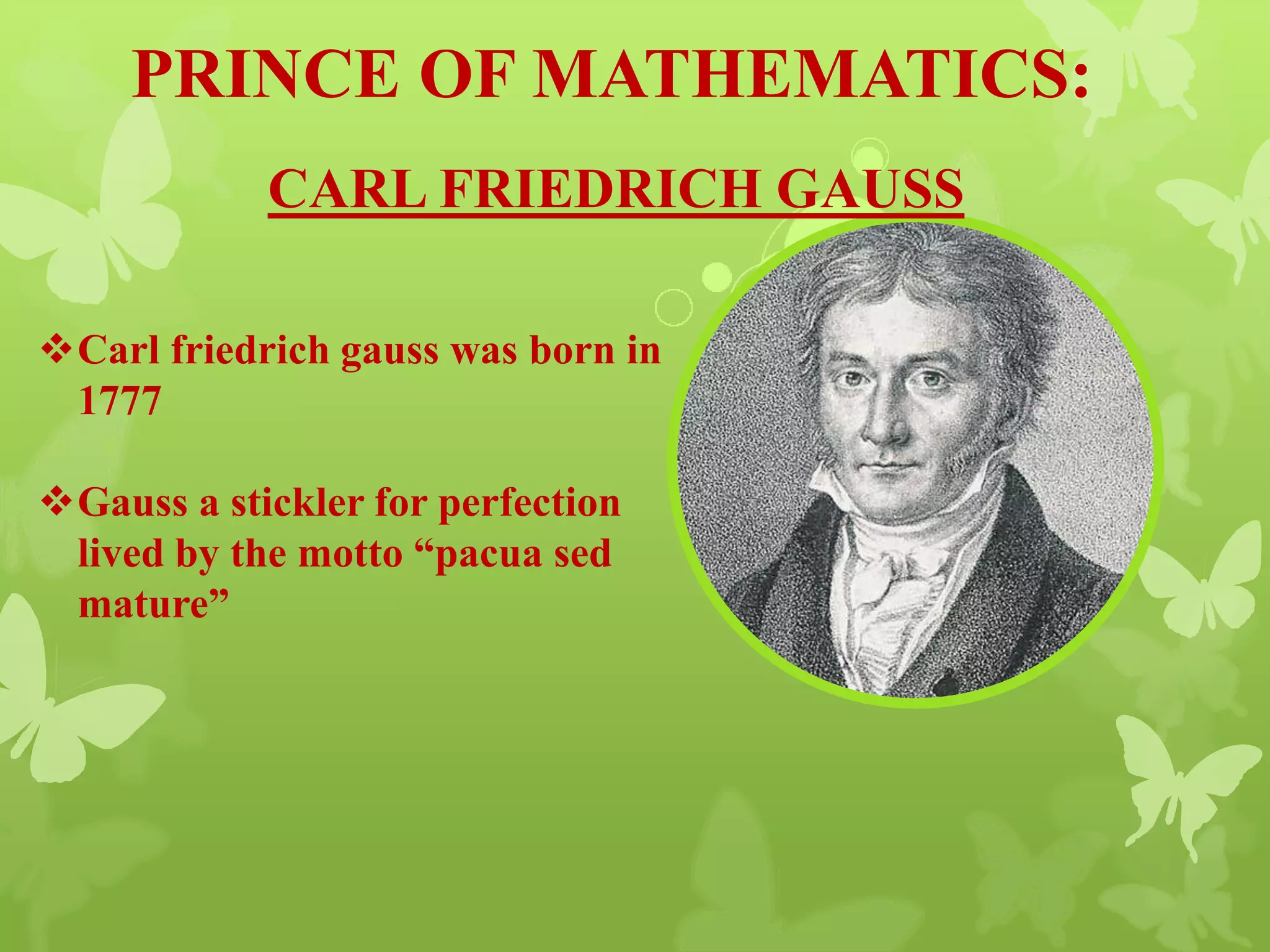 MATHEMATICIANS | PPTX