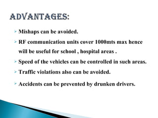 Digital alcohol detection and automatic signalling system along | PPT