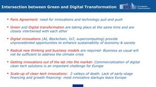 Digital and green transformation and ec ppt | PPTX