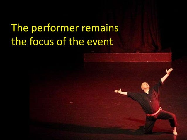 Digital and Live Performance | PPT