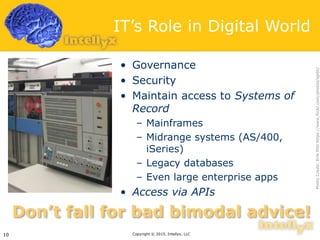 Digital and the api economy - don't forget your systems of record | PPT