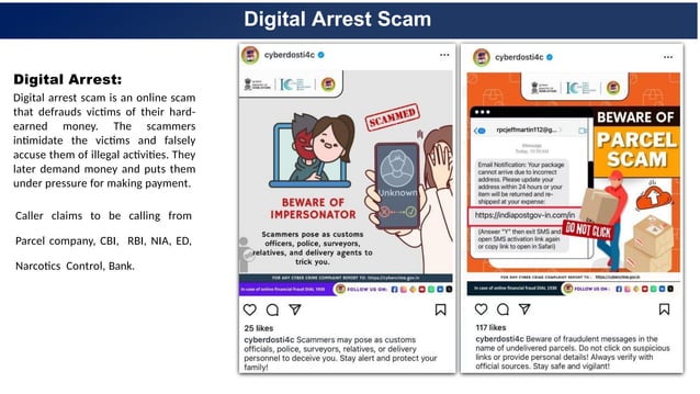 Digital arrest scam in India - A brief introduction | PPTX