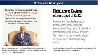 Digital arrest scam in India - A brief introduction | PPTX