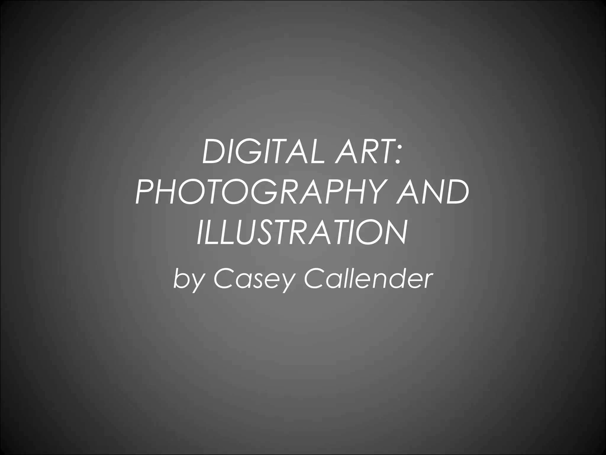 Digital Art | PPT