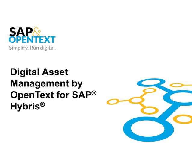 OpenText Digital Asset Management for SAP | PPT