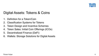 Digital Assets: Tokens & Coins - Lecture for TUM Blockchain Program ...
