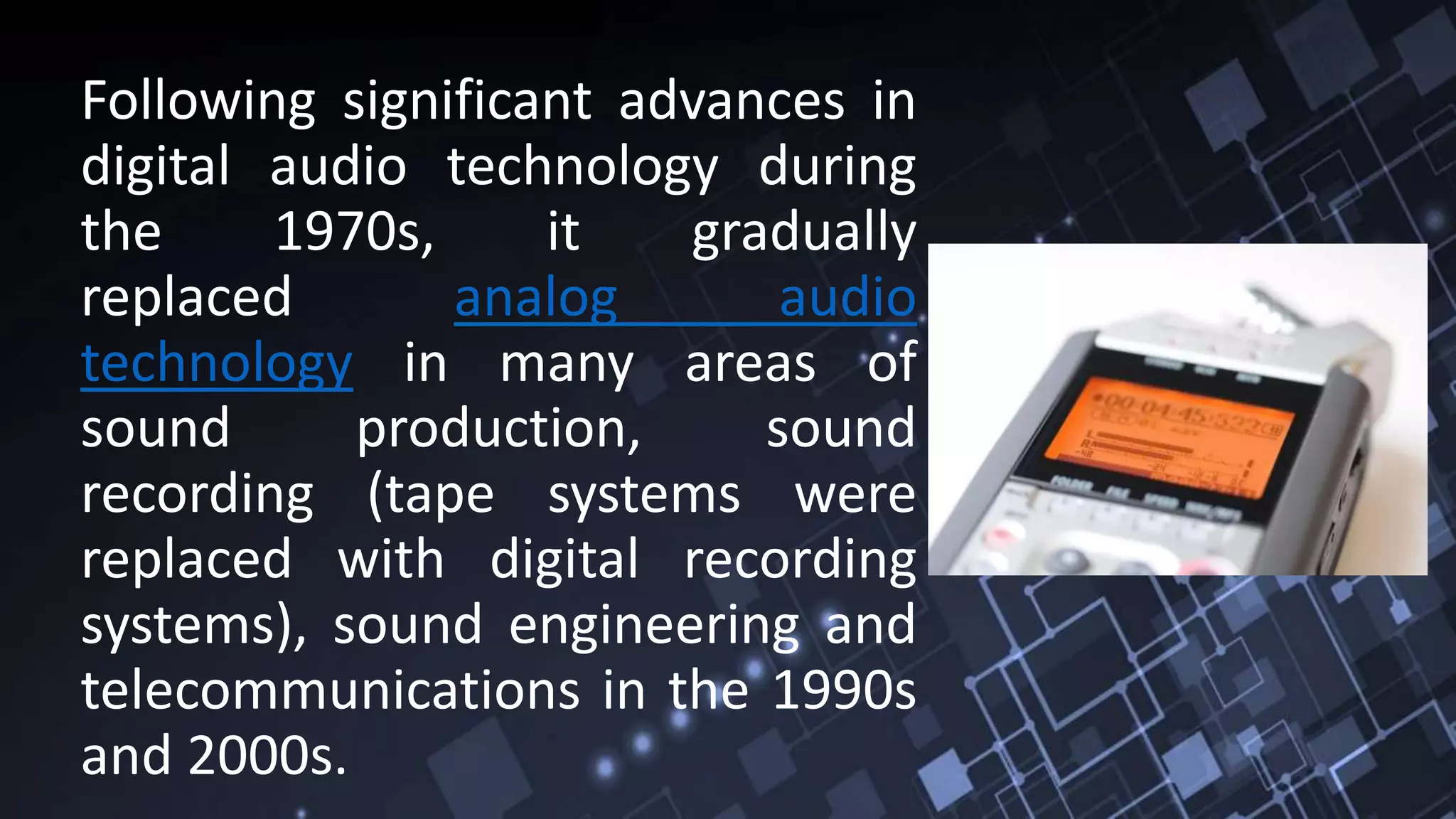 Digital audio | PPTX