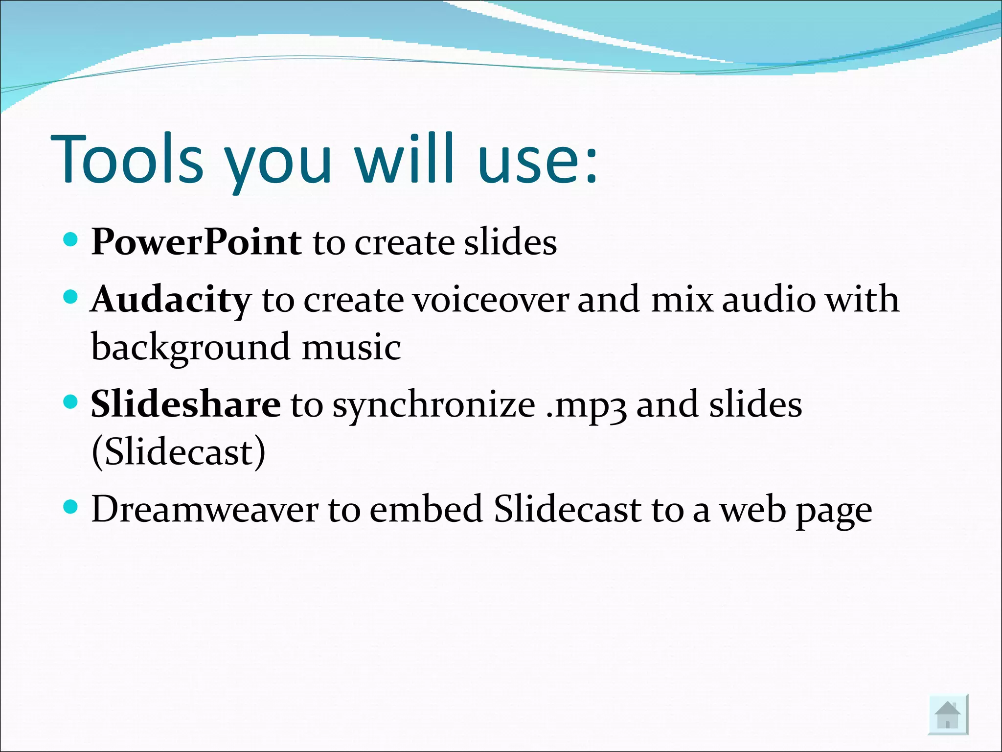 Digital audio assignment | PPT