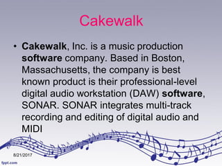 Digital audio PPT | PPT