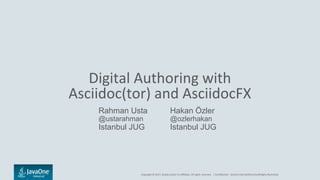 Digital Authoring with Asciidoc(tor) and AsciidocFX | PDF