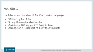 Digital Authoring with Asciidoc(tor) and AsciidocFX | PPT