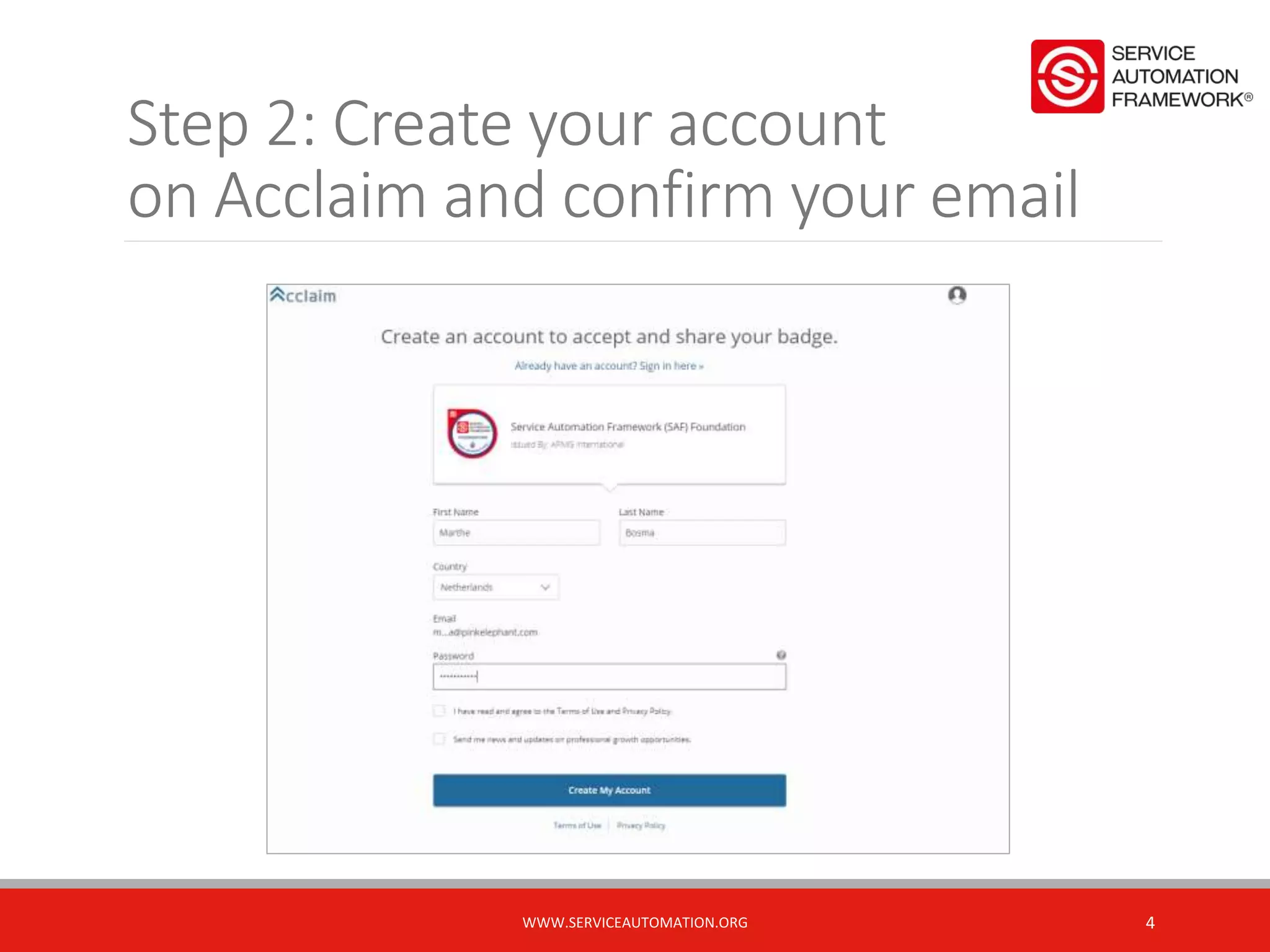 Digital Badges for Service Automation Exams | PPTX