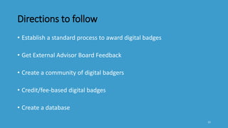 Digital badges and Microcredentialing | PPTX