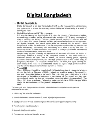 Composition Digital Bangladesh - Dhaka Bus Route