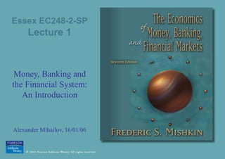 Introduction to Money, Banking & the Financial System | PPT