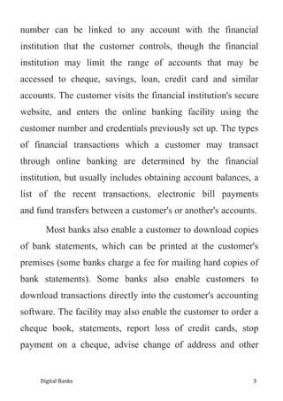 Digital banking | DOC