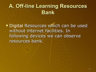 Digital Bank Of Learning Resources | PPT