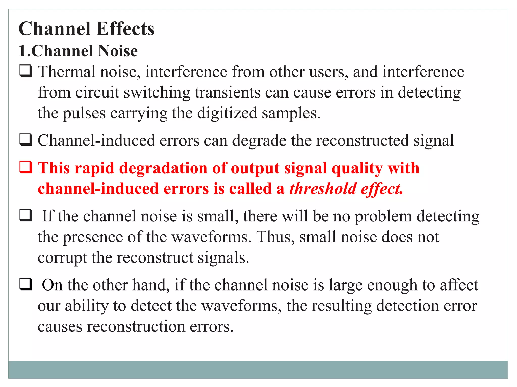Digital base band modulation | PDF
