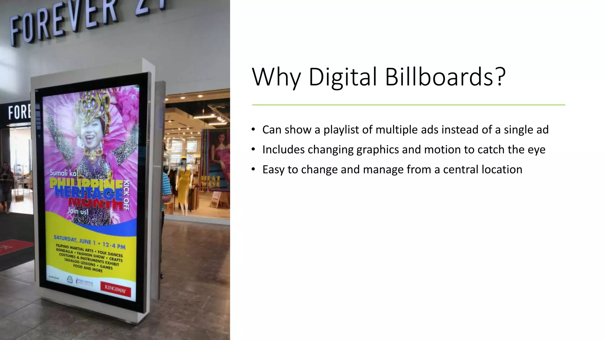 Digital Billboards Advertising Network | PPTX | Technology & Computing