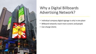 Digital Billboards Advertising Network | PPTX