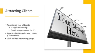 Digital Billboards Advertising Network | PPTX