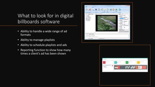 Digital Billboards Advertising Network | PPTX