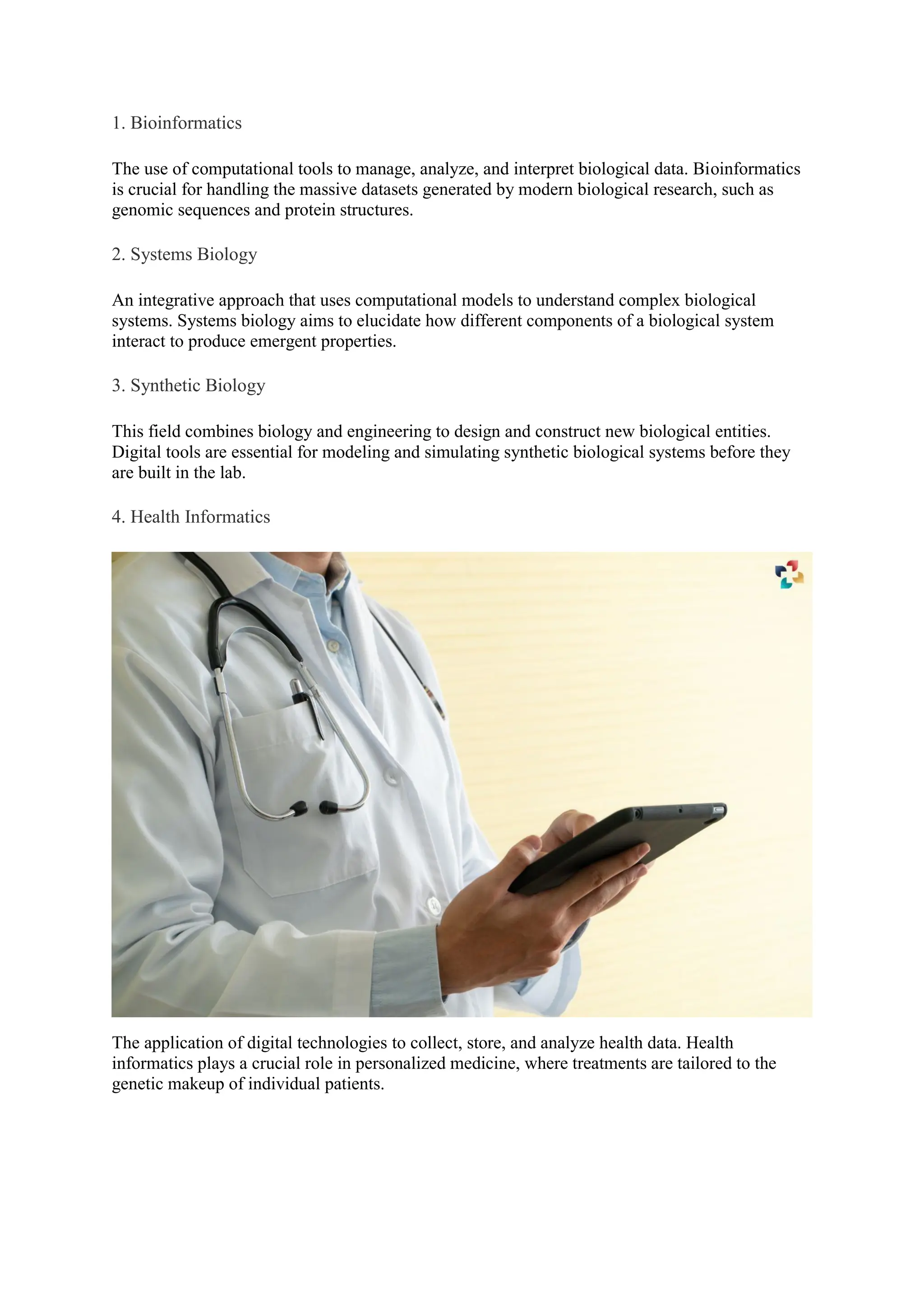 Digital Biology: Evolution, Components, Applications, and More | The ...