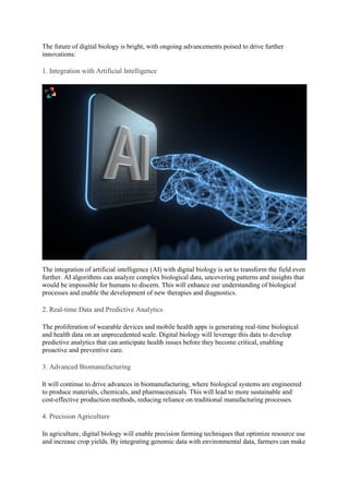 Digital Biology: Evolution, Components, Applications, and More | The ...