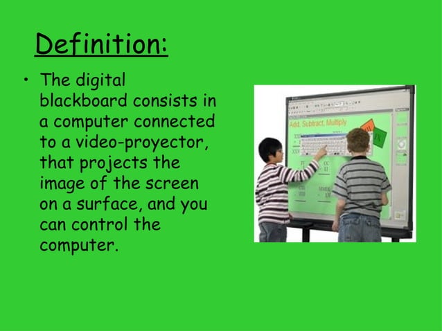 Digital Blackboard | PPT