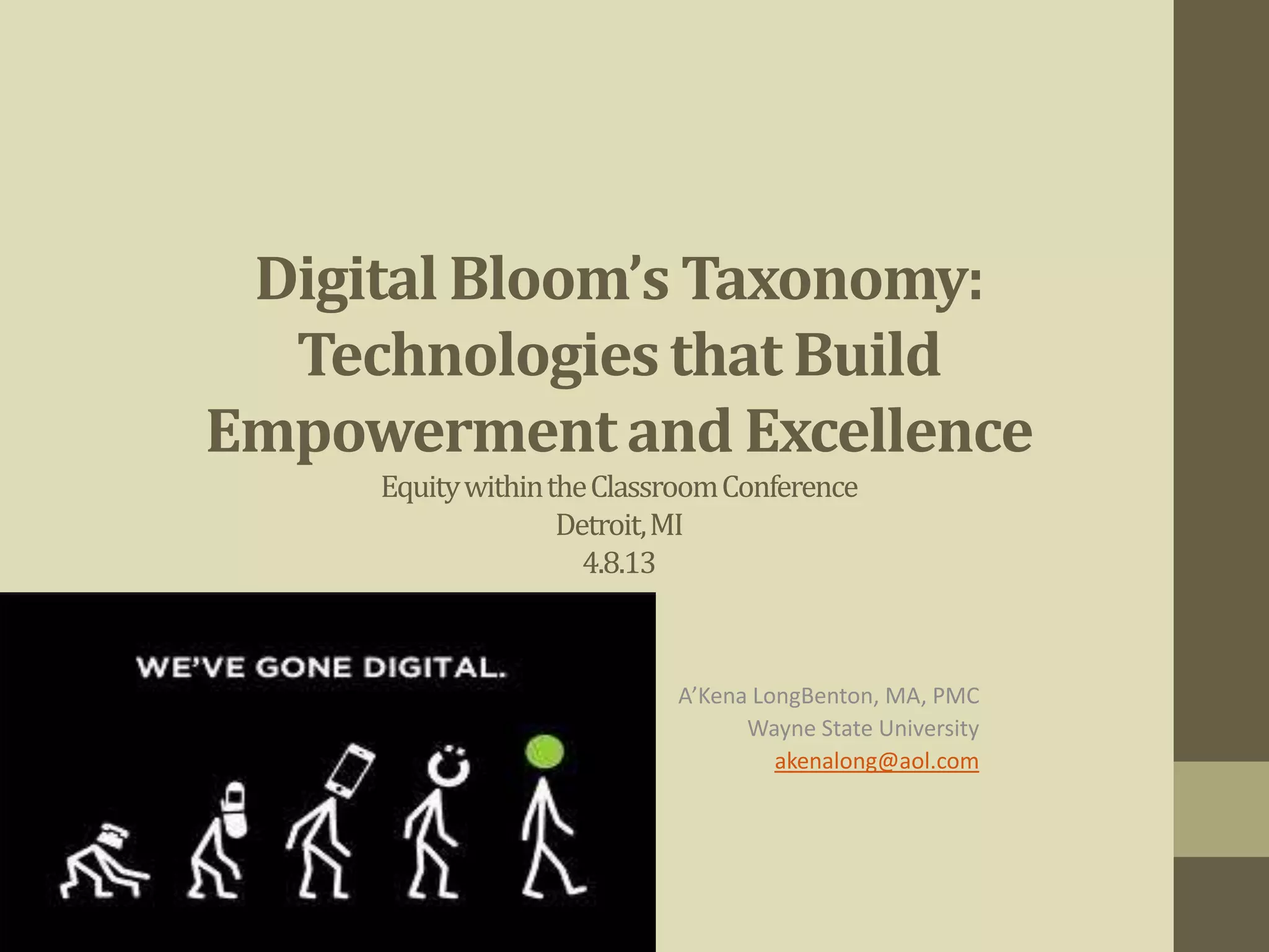 Digital Bloom’s Taxonomy | PPTX