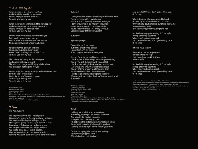Digital booklet adele - 19 | PPT