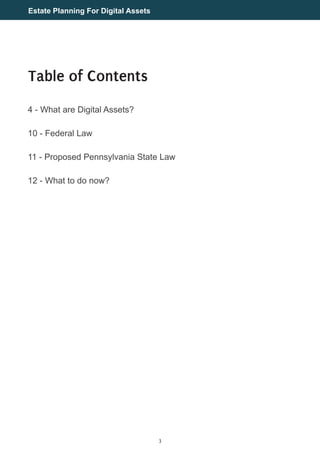 Estate Planning for Digital Assets | Patti Spencer | PDF