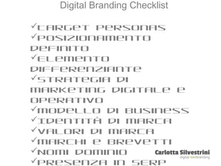 Digital branding auto-checklist per il tuo rebranding | PPT