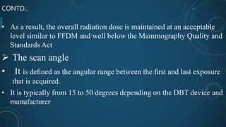 Digital breast tomosynthesis | PPTX
