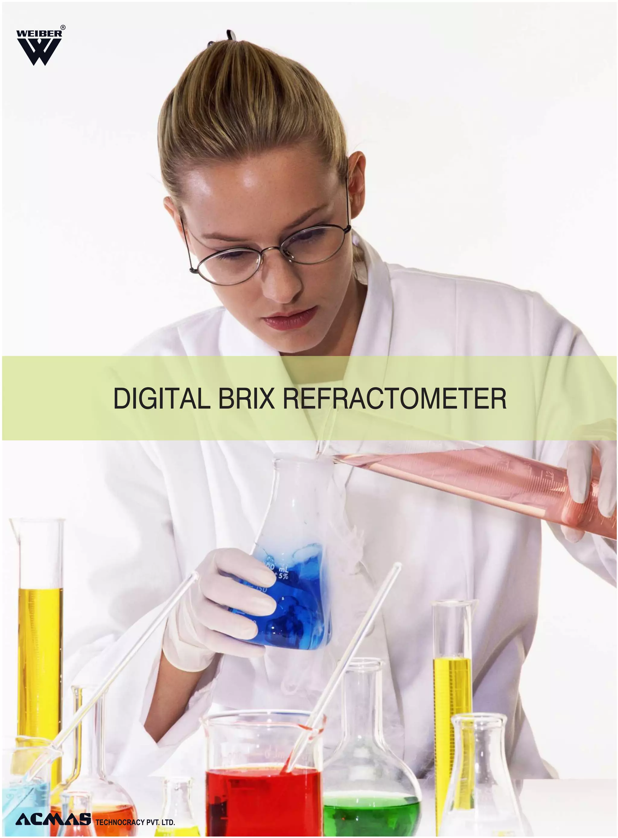 Digital Brix Refractometer by ACMAS Technologies Pvt Ltd. | PDF