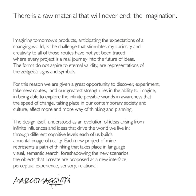 Marco Maggioni Design Portfolio | PPT